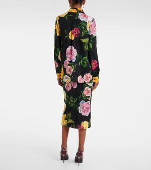 Dolce & Gabbana Floral Silk-blend Shirt