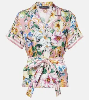 Dolce & Gabbana Floral Silk Shirt - Multicoloured