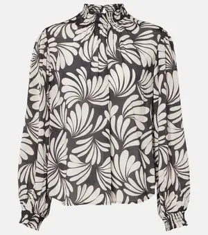Velvet By Graham & Spencer Leonie Printed Blouse - Multicoloured