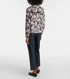 Velvet By Graham & Spencer Leonie Printed Blouse