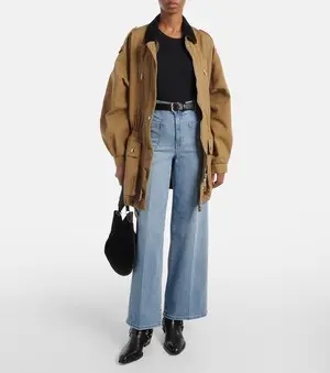 FRAME Le Slim Palazzo Wide-leg Jeans