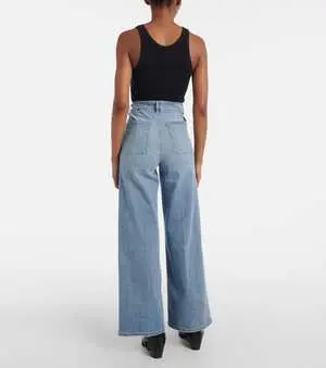 FRAME Le Slim Palazzo Wide-leg Jeans