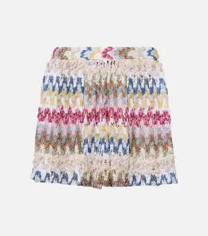 Missoni Knitted Lame Shorts