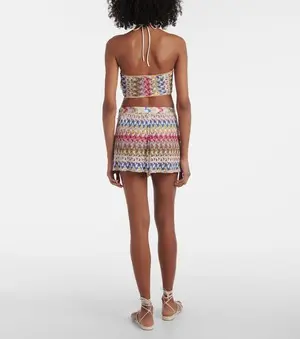 Missoni Knitted Lame Shorts