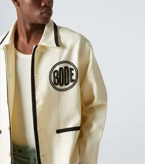 BODE Beaded Wool Jacket