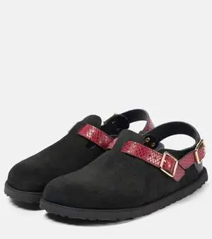 BIRKENSTOCK Tokio Snake-effect Clogs