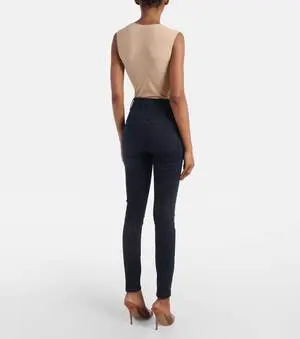 FRAME Le High Skinny Jeans - Blue