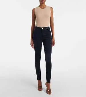 FRAME Le High Skinny Jeans - Blue