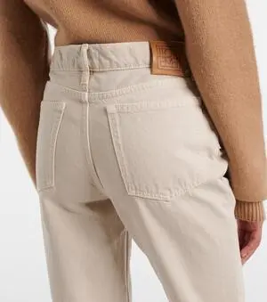 TOTEME Low-rise Tapered Jeans