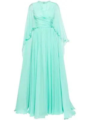 Zuhair Murad Flared Chiffon Gown