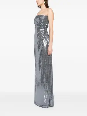 Alex Perry Twisted Sequinned Gown