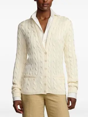 Ralph Lauren V-neck Cardigan - Neutrals