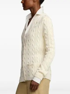 Ralph Lauren V-neck Cardigan - Neutrals