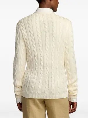 Ralph Lauren V-neck Cardigan - Neutrals
