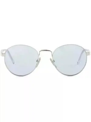 Prada Round Frame Sunglasses - Silver