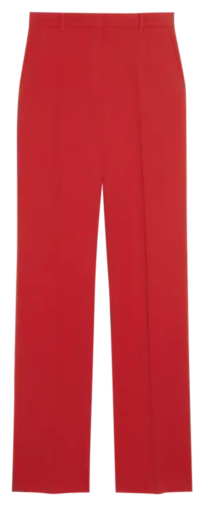 Max Mara Straight-fit Wool Satin Trousers