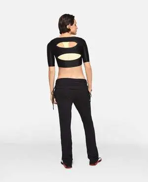 Stella McCartney Truelife Scoop Neck Crop Top