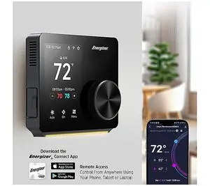 ENERGIZER Smart Wifi Thermostat With Nightlight