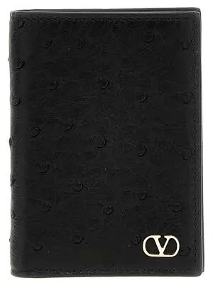 Valentino Garavani V Logo Cardholder - Black
