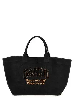 GANNI Xxl Denim Shopper