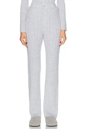 Guest In Residence Cable Cashmere Trouser