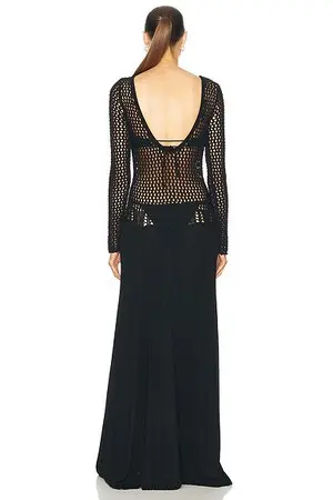 Christopher Esber Grafted Long Sleeve Dress