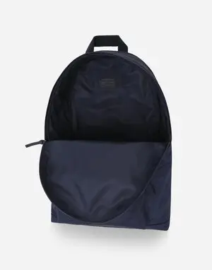 Dolce & Gabbana Nylon Backpack With Logo - Blue