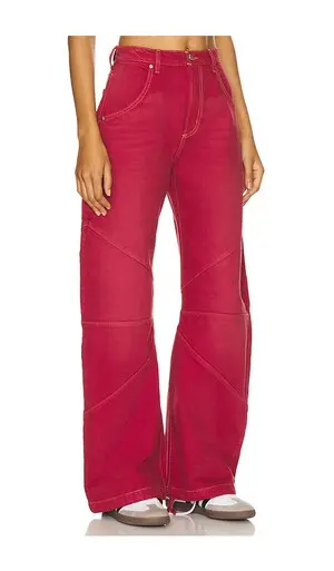 EB DENIM Frederic Barrel Wide Leg Jeans - Sundown