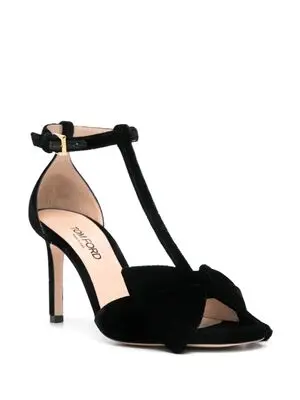 TOM FORD 80mm Velvet Sandals