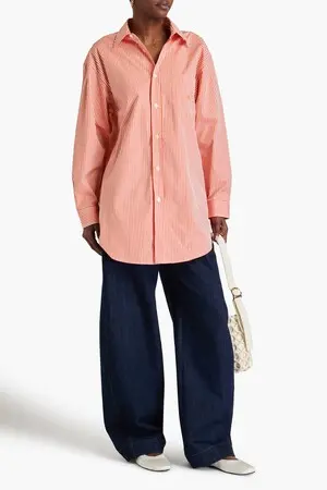 Etro Striped Cotton-poplin Shirt