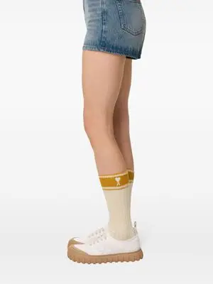 AMI Paris De Coeur Mid-calf Socks
