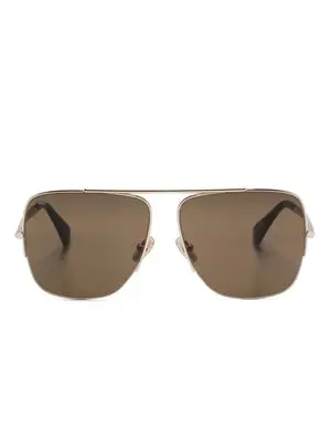 Max Mara Mm0121 Sunglasses - Gold