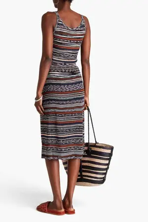 Missoni Spacedyed Ribbed-knit Skirt