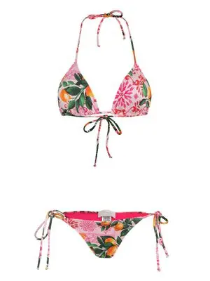 BRIGITTE Floral-print Bikini - Pink