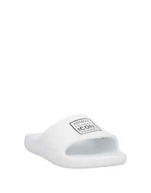 Armani Exchange Sandals Size Rubber - White