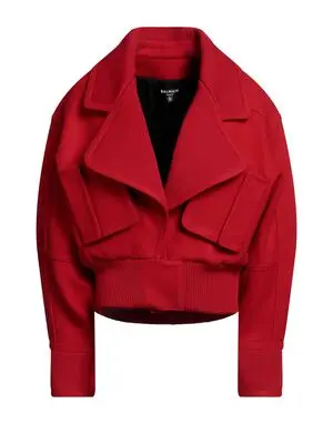 Balmain Jacket In Virgin Wool, Polyamide, And Polyester