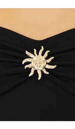 Show Me Your Mumu Strapless Mini Dress With Sun Charm