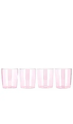 HAWKINS NEW YORK Essential Glass Medium Set Of 4 - Blush
