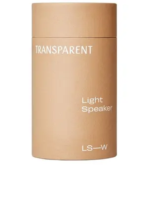 TRANSPARENT Light Speaker - White