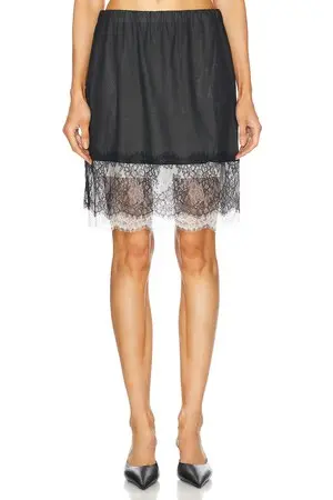 Helmut Lang Lace Mini Skirt