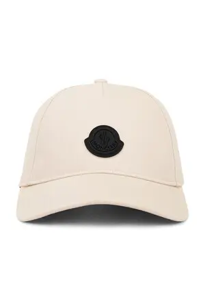 Moncler Baseball Cap - Silk White