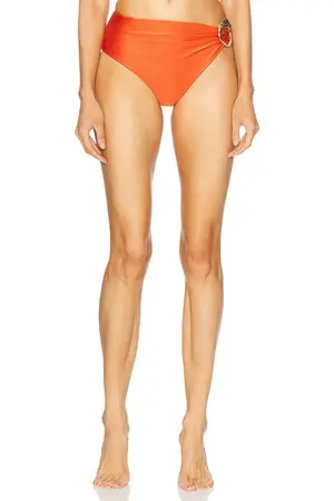 PatBO Jersey Sands Metallic Bikini Bottom - Papric