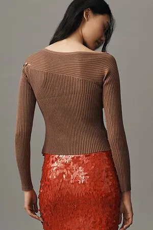 Anthropologie Ribbed Pullover Sweater