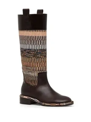 Missoni Panelled Knee-high Boots