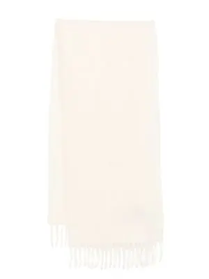Canada Goose Tassel-detail Scarf - White
