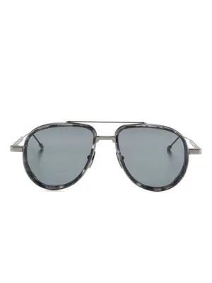 Thom Browne Pilot-frame Sunglasses - Grey