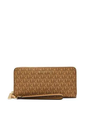 Michael Kors Large Jet Set Travel Wallet - Brown