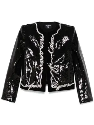 Balmain Sequined Outerwear For Women