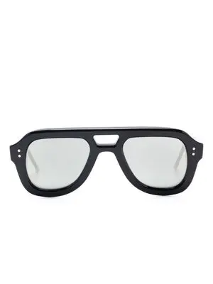 Thom Browne Pilot Sunglasses - Black