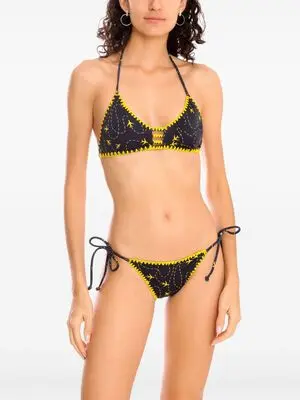 BRIGITTE Airplane-print Two-piece Bikini